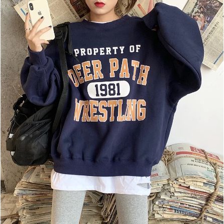 Jual Sweater Korean Property Of Deer Big Size (S - 6XL) Crewneck ...