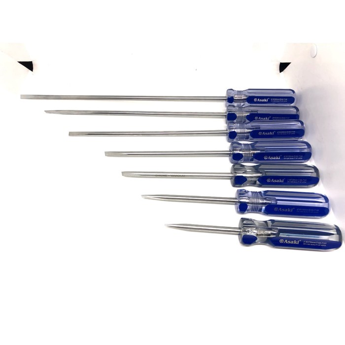 Jual obeng minus 5mm obeng kristal obeng min 5mm original asaki obeng ...