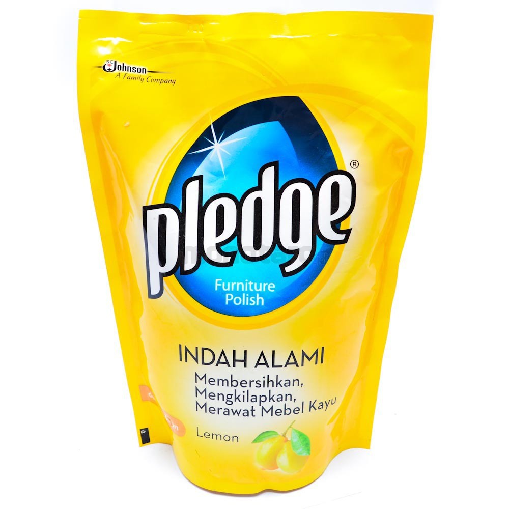 Jual pledge isi ulang 410ml lemon pledge furniture polish | Shopee ...