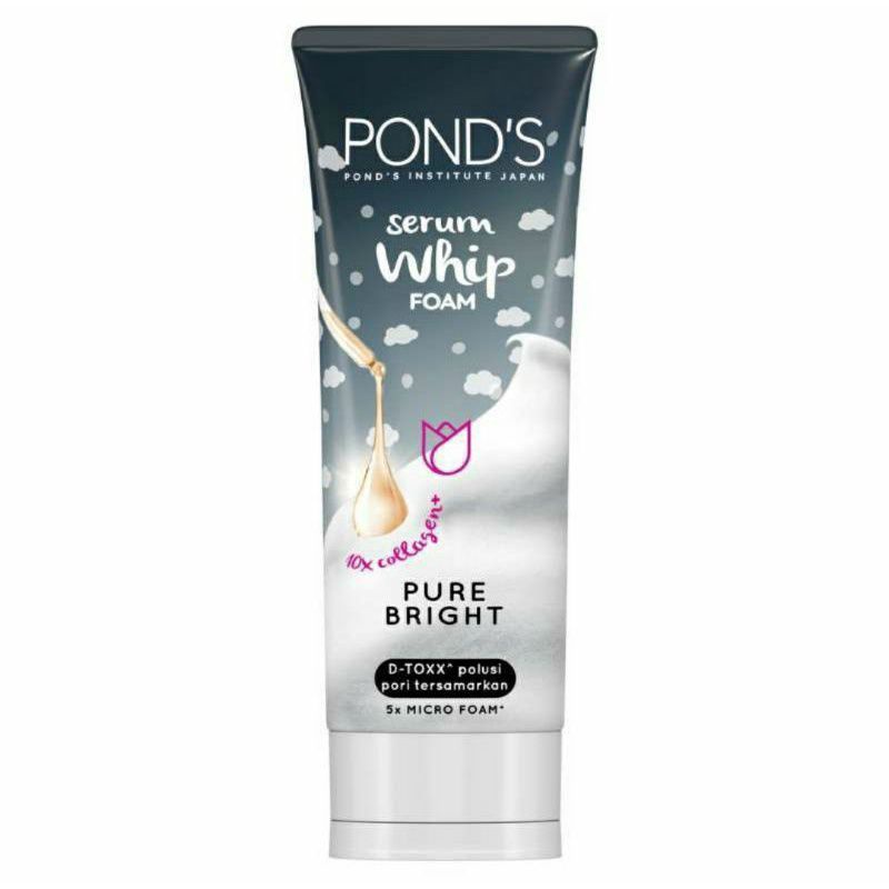 Jual PONDS Serum Whip Foam Pure Bright 100g - Whio Serum Foam Ponds ...