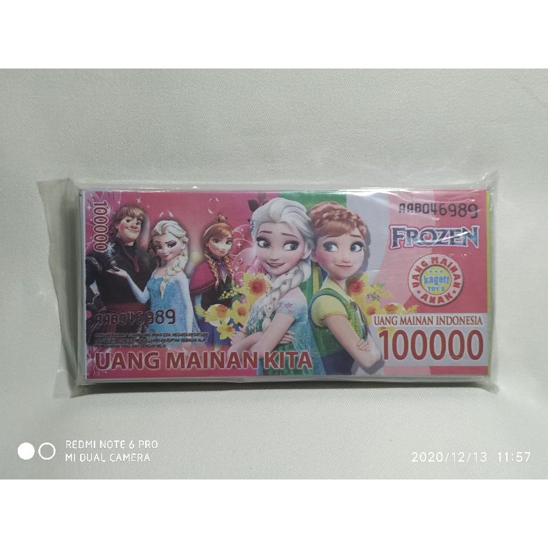 Jual Uang mainan anak anak/Mainan uang/tokoh kartun/(5 pax;@pax ...