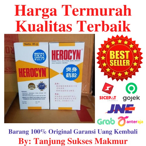 Jual Herocyn Powder 150g - Bedak Obat Untuk Kulit - Medicated Skin ...