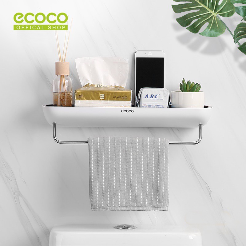 Jual ECOCO Bathroom Shelf Storage Organizer - Rak Sabun Skincare Toilet ...