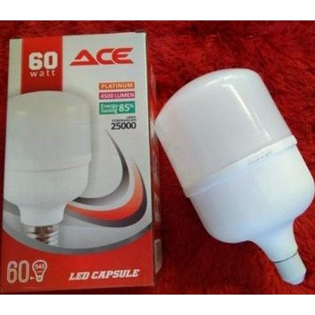 Jual Bohlam Lampu Jumbo Led Capsule ACE 60 Watt Bergaransi | Shopee Indonesia