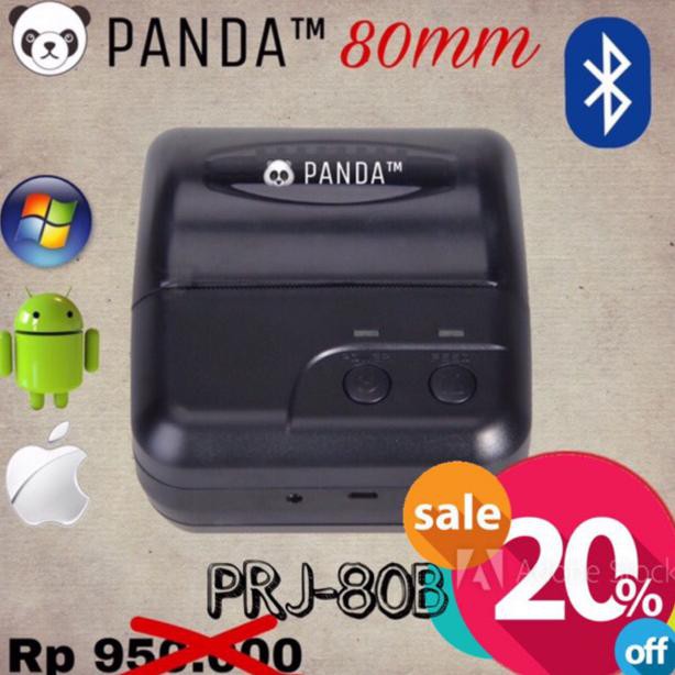 Jual PANDA MOBILE MINI RECEIPT POS PRINTER PRJ-80B KASIR/PPOB BLUETOOTH 80 MM PAKAI KERTAS ...