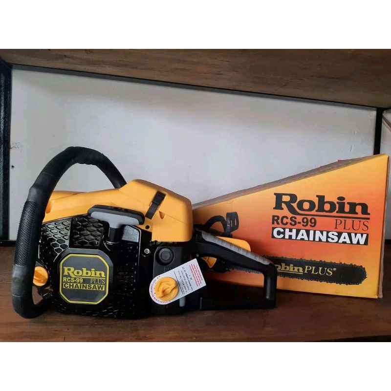 Jual Chainsaw ROBIN RCS-99 Mesin Gergaji Kayu 2Tak Bar Laser 22 inci ...