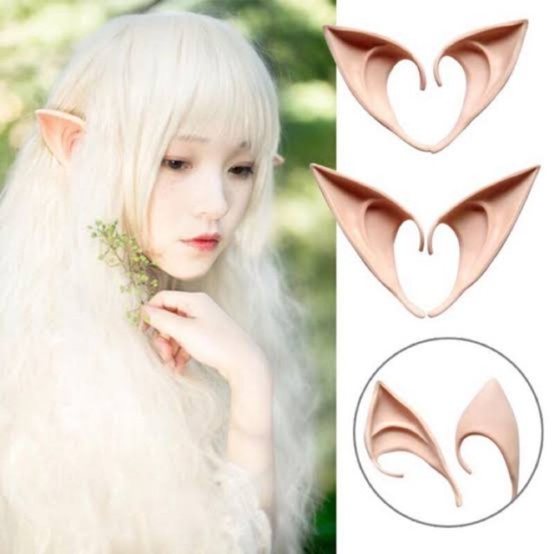 Jual kuping elf / elf ear /elf /kuping panjang /kuping cosplay | Shopee ...