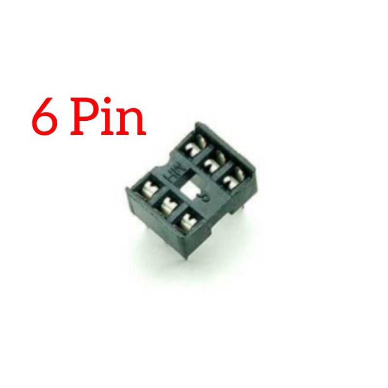 Jual x10 Socket IC DIP 6Pin 8Pin 14Pin 16Pin Adapter Soket DIP 8Pin 14Pin 16Pin | Shopee Indonesia