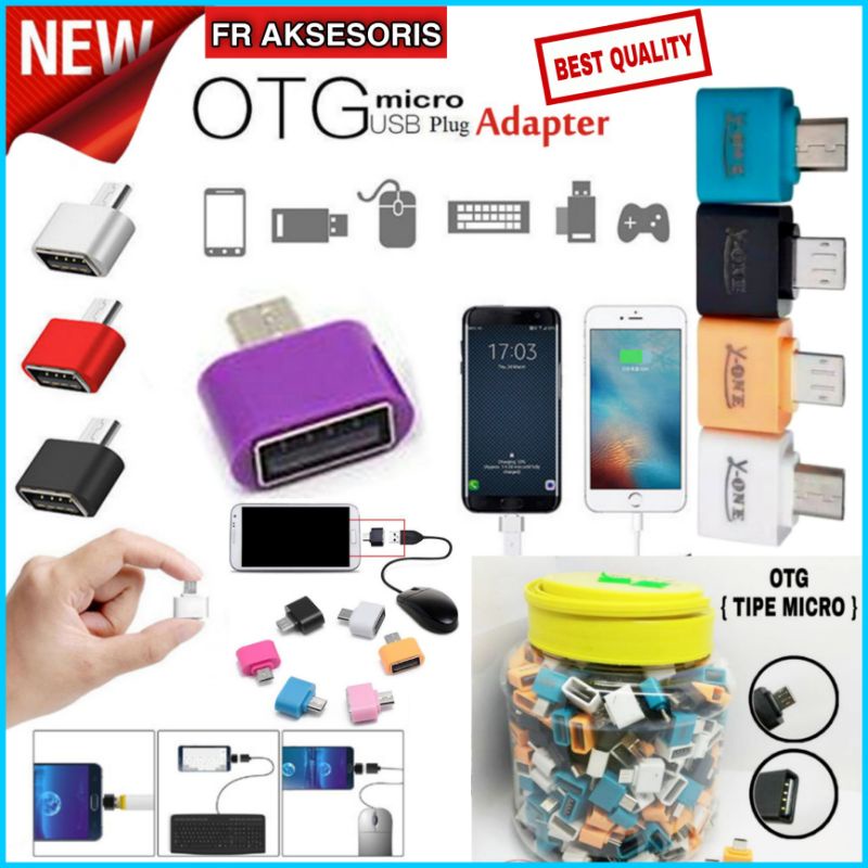 Jual USB OTG Micro Usb Mini Adapter - Connector Kit On The Go Smart ...