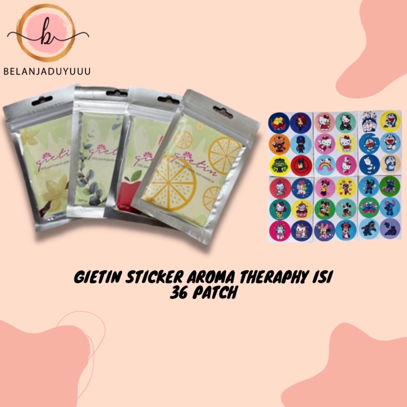 Jual Gietin Stiker Aroma isi 36 patch Aromask Luscious Peach ...