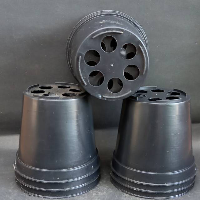 Jual Pot polos hitam 8cm | Shopee Indonesia