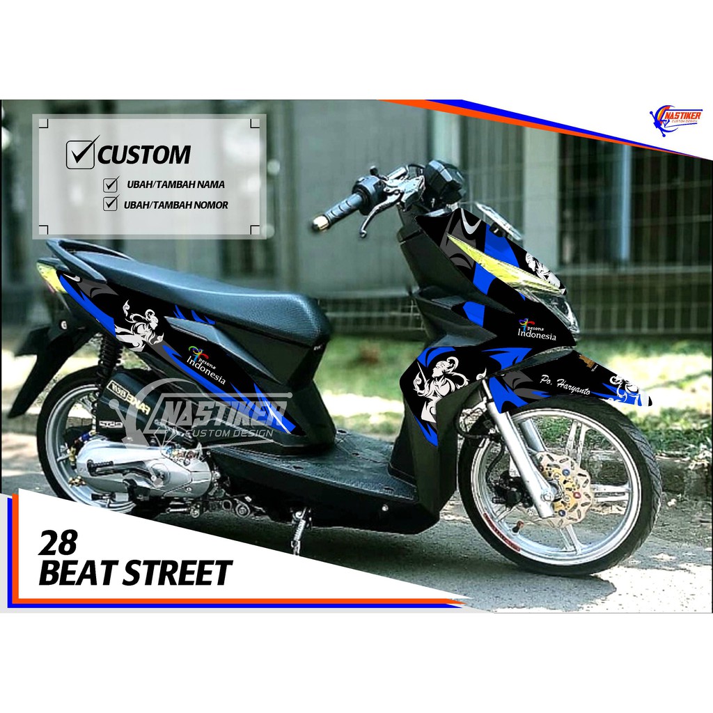 Jual STIKER DECAL BEAT STREET LIVERY PO HARYANTO setiker beat livery ...