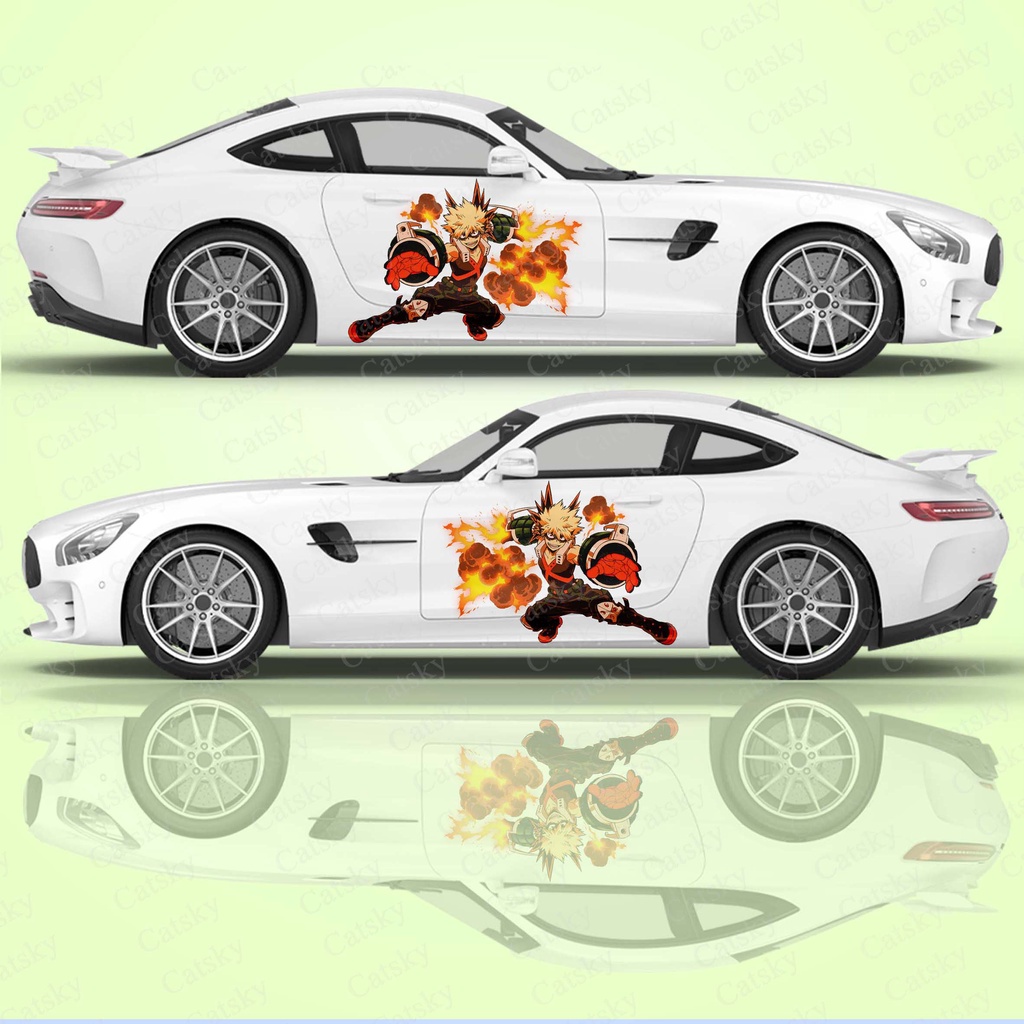 Jual My Hero Academia Anime Car Wrap Side Graphics Decal Accessory Fits ...