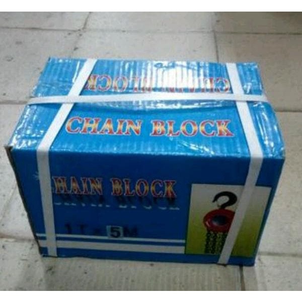 Jual BLOCK-CHAIN- CHAIN BLOCK TAKEL 1 TON X 5 METER / 1T X 5M ...