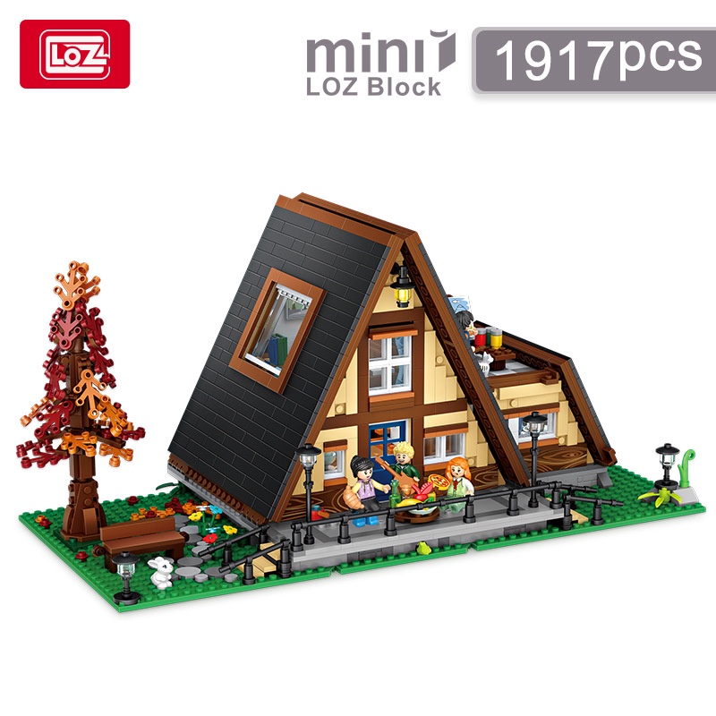 Jual Bricks Nano Blocks LOZ Tiny Cabin House 1037 Rumah Kayu Kecil ...