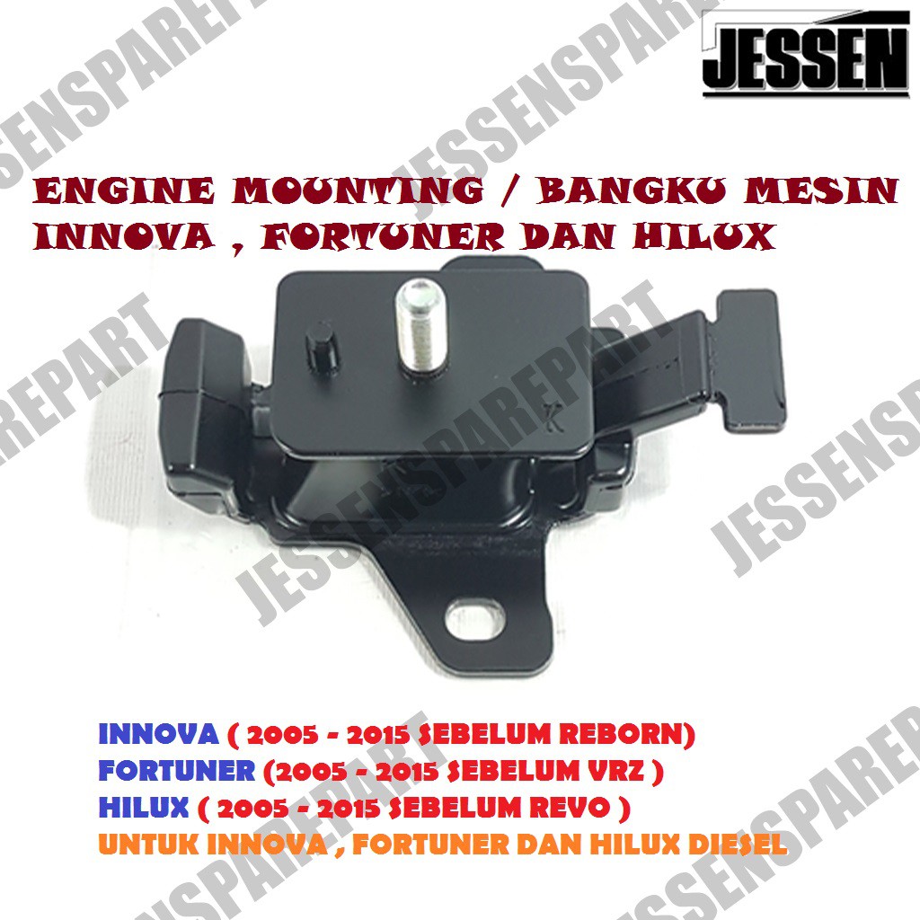 Jual ENGINE MOUNTING INNOVA , FORTUNER , HILUX DIESEL / SOLAR , BANGKU ...