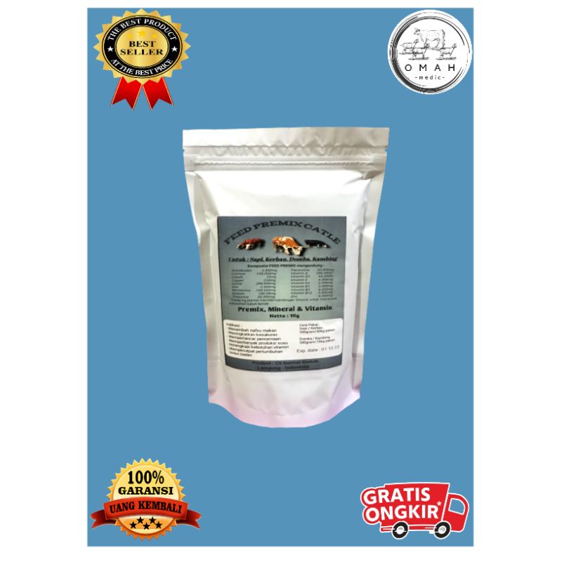 Jual FEED PREMIX CATLE // Vitamin Ternak // Obat Ternak / Mineral ...