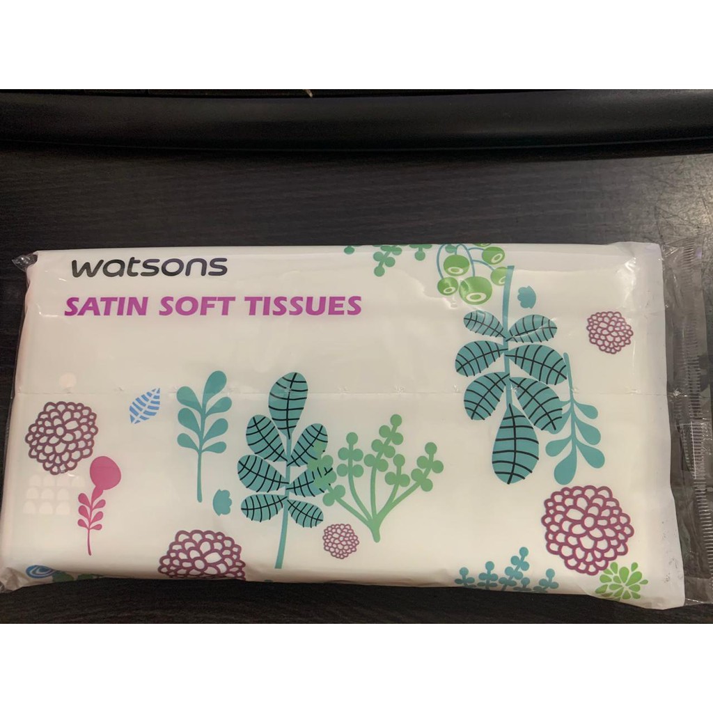 Jual WATSONS SATIN SOFT TISSUE 130 SHEETS X 2 PLY /TISU WATSON TRAVEL ...