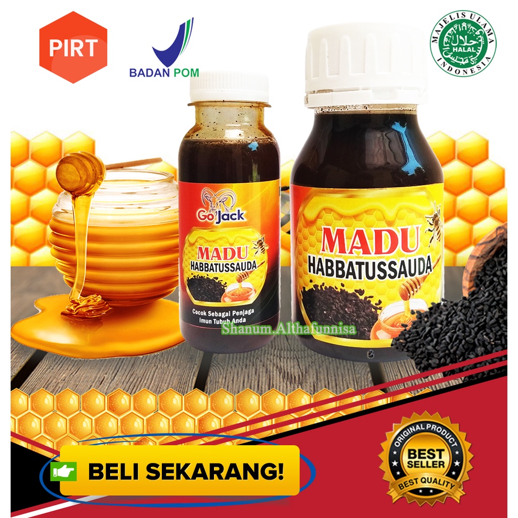 Jual MADU HABBATUSSAUDAH JINTAN JINTEN HITAM / HABATUSAODAH GO JACK 130 ...