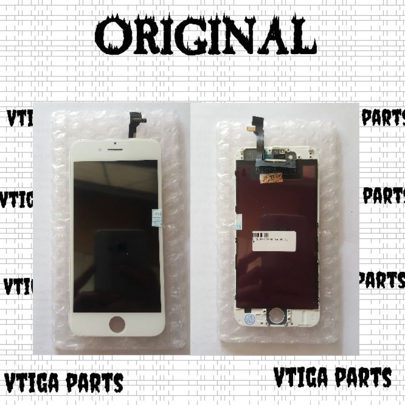 Jual LCD FULL SET IP 6G AA WHITE INCELL | Shopee Indonesia
