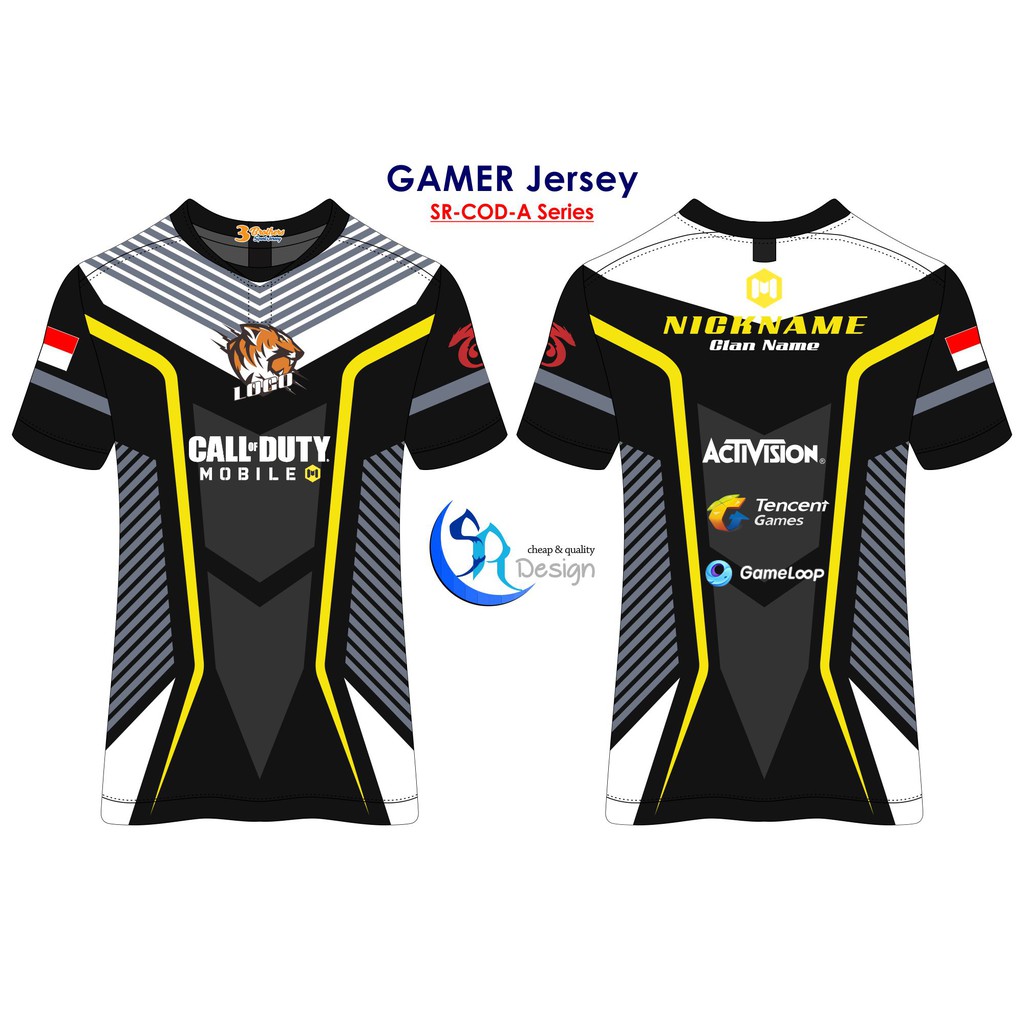Jual Jersey Gaming CODMOBILE CALLOFDUTY MOBILE CUSTOM SR-COD-A | Shopee Indonesia