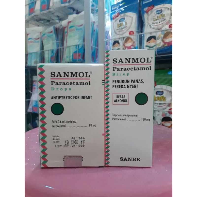 Jual Sanmol sirup 60ml/Sanmol drop 15ml | Shopee Indonesia