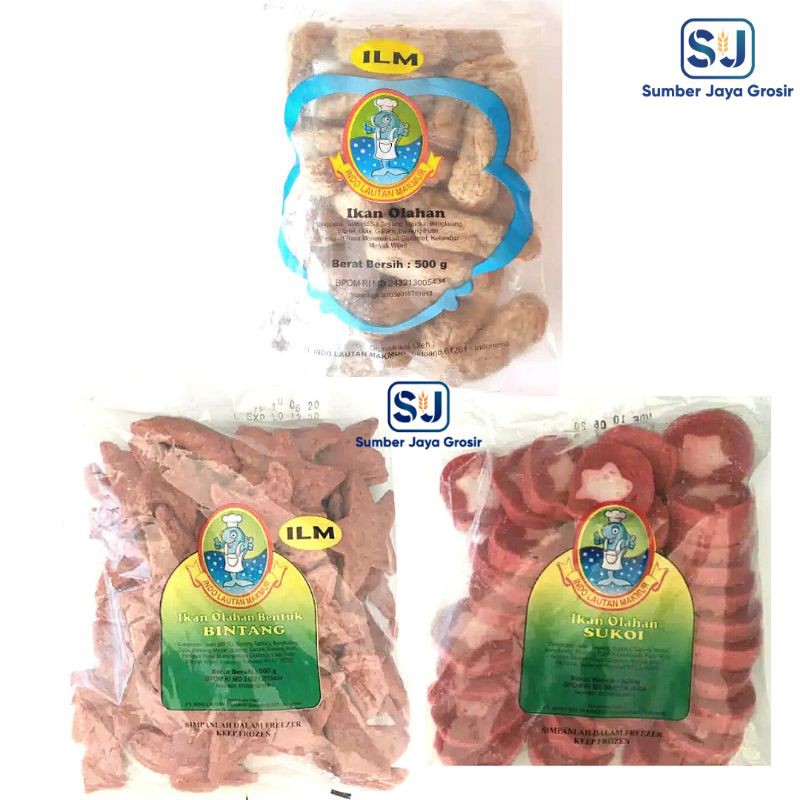 Jual ILM TEMPURA LONJONG/BINTANG/SUKHOI GORENG 500 GR/FROZEN FOOD IKAN ...
