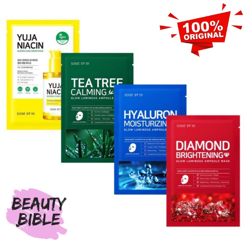Jual SOMEBYMI Some by MI - Glow Luminous Ampoule Mask 25g / Yuja Niacin ...