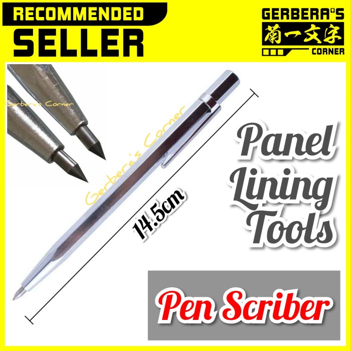 Jual 0C2D00 Plastic Pen Scriber Panel Line Tools Chisel Gundam Model ...
