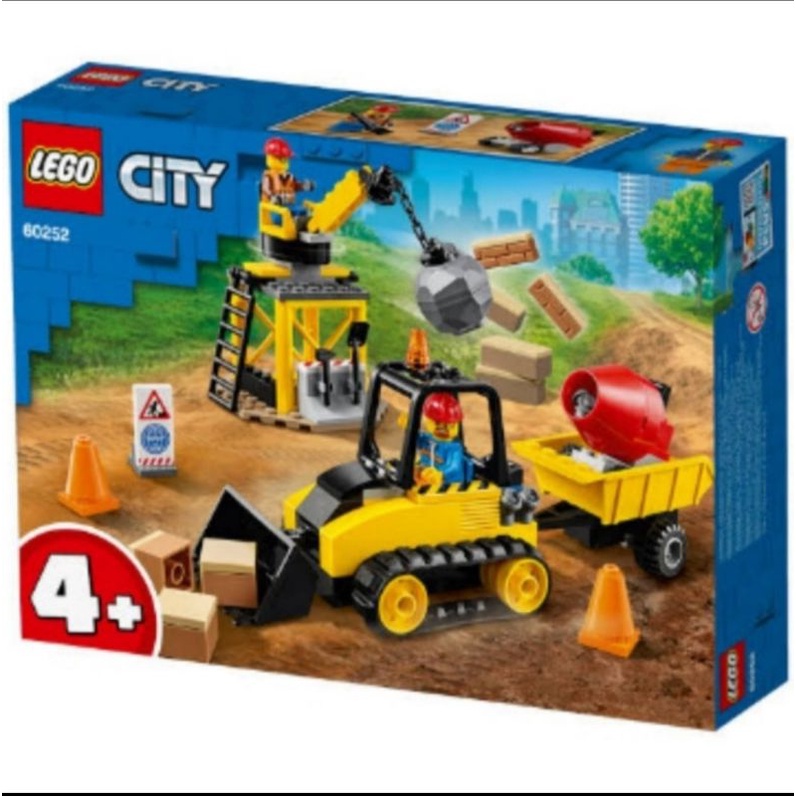 Jual Lego City 60252 - Construction Buldozer | Shopee Indonesia