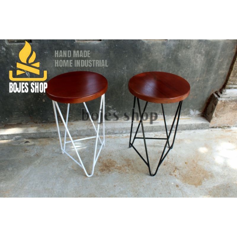 Jual kursi cafe besi / kursi bar / kursi teras / kursi minimalis ...