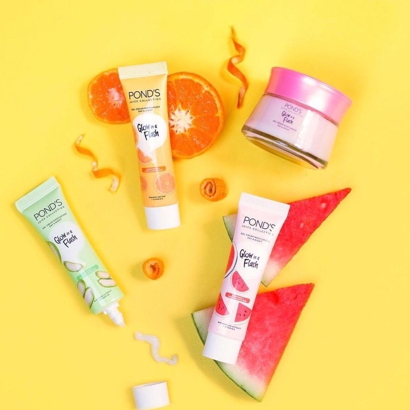 Jual Pond's Juice Collection Glow In Flash Gel Cream Moisturizer ...
