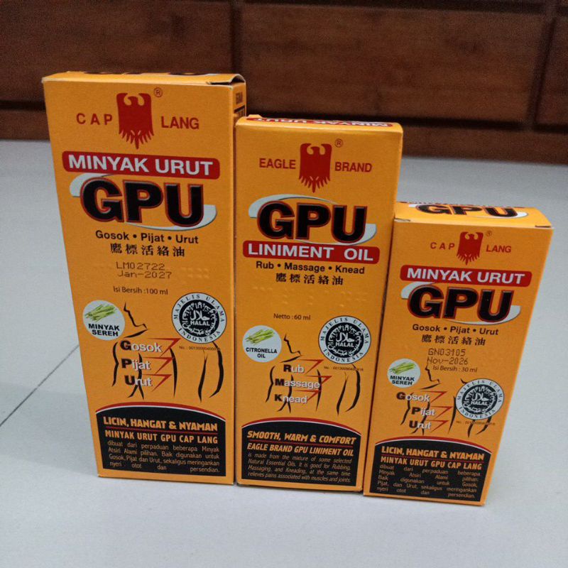 Jual MINYAK GPU CAIR CAP LANG ORIGINAL KEMASAN 30ML, 60 ML, 100ML ...
