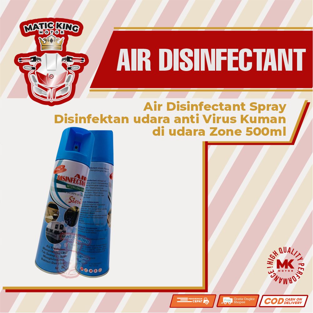 Jual Air Disinfectant Spray Disinfektan udara anti Virus Kuman di udara ...