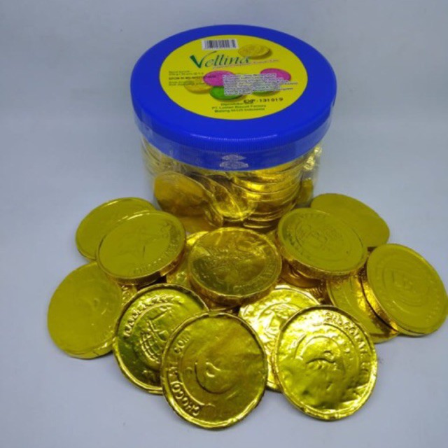 Jual velina coin coklat | Shopee Indonesia