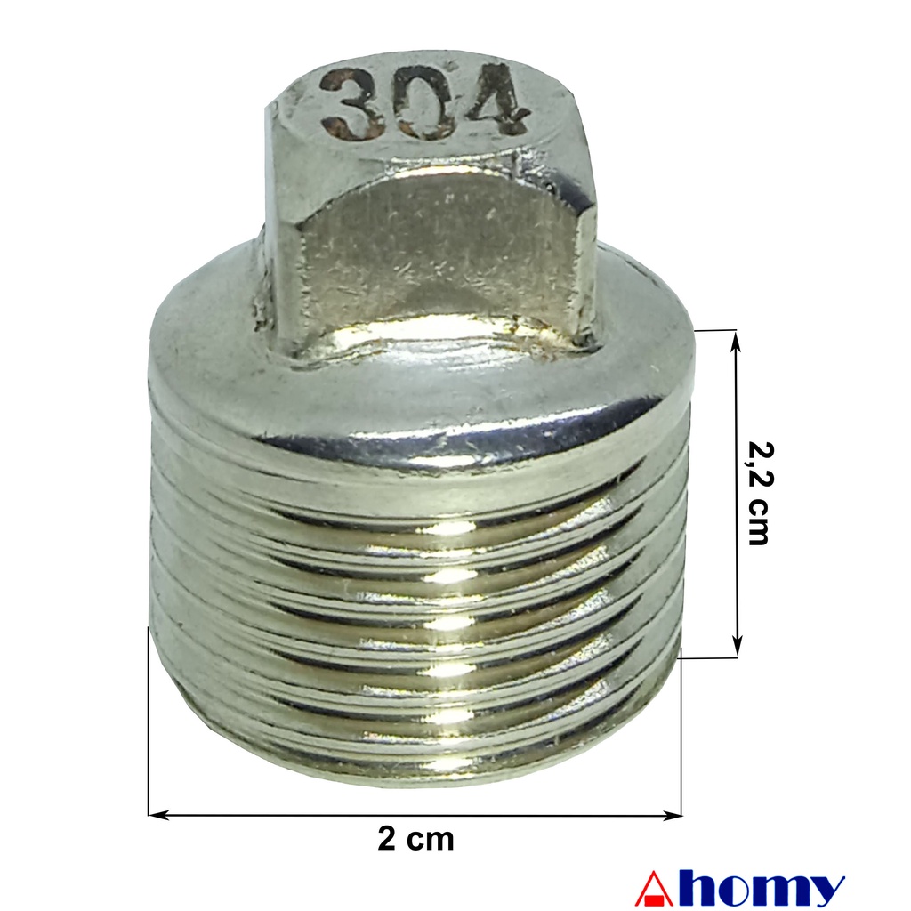 Jual fc plug drat chrome 1/2" KD2024 plug nepel sambungan | Shopee ...