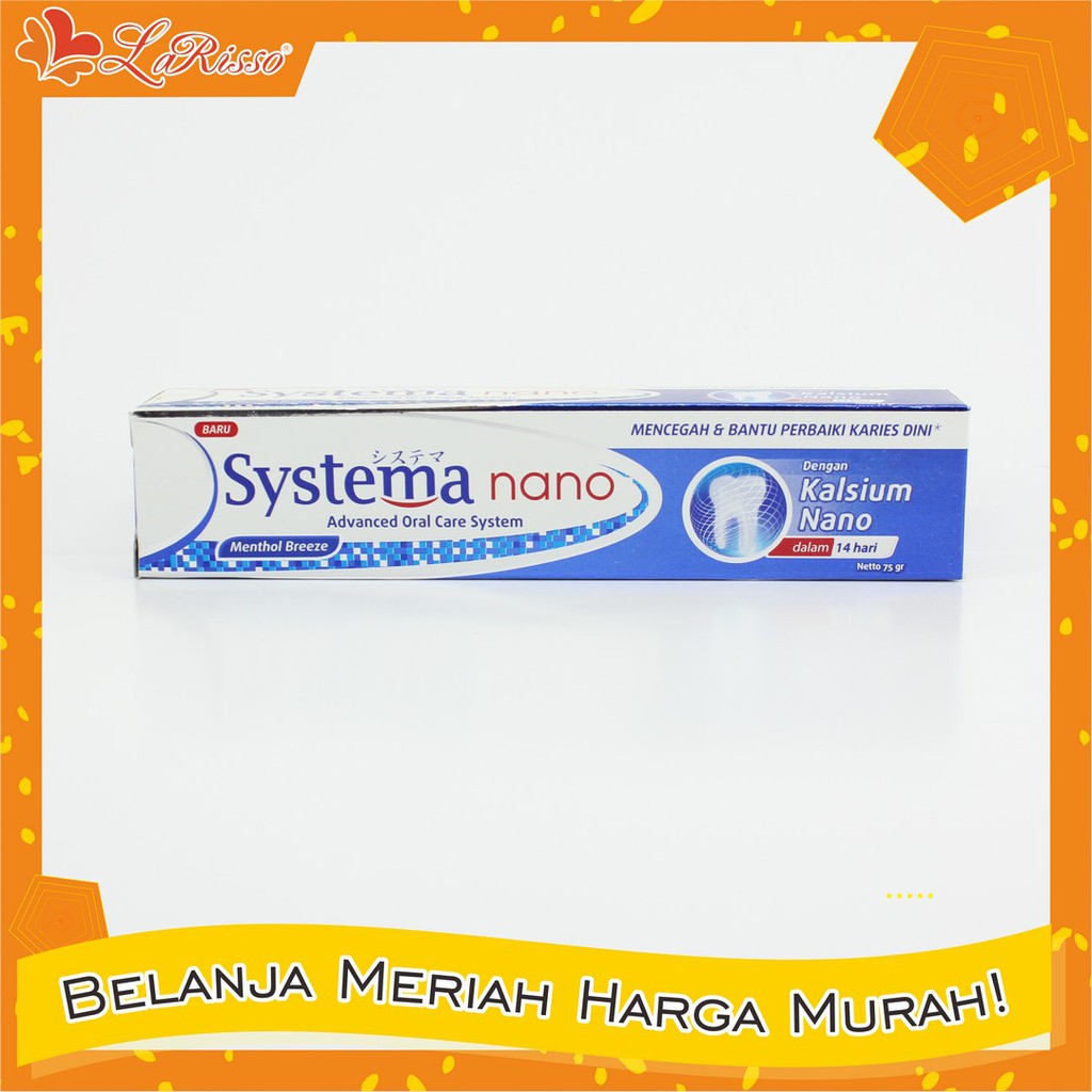 Jual SYSTEMA NANO PASTA GIGI 75GR ALL VARIANT | Shopee Indonesia