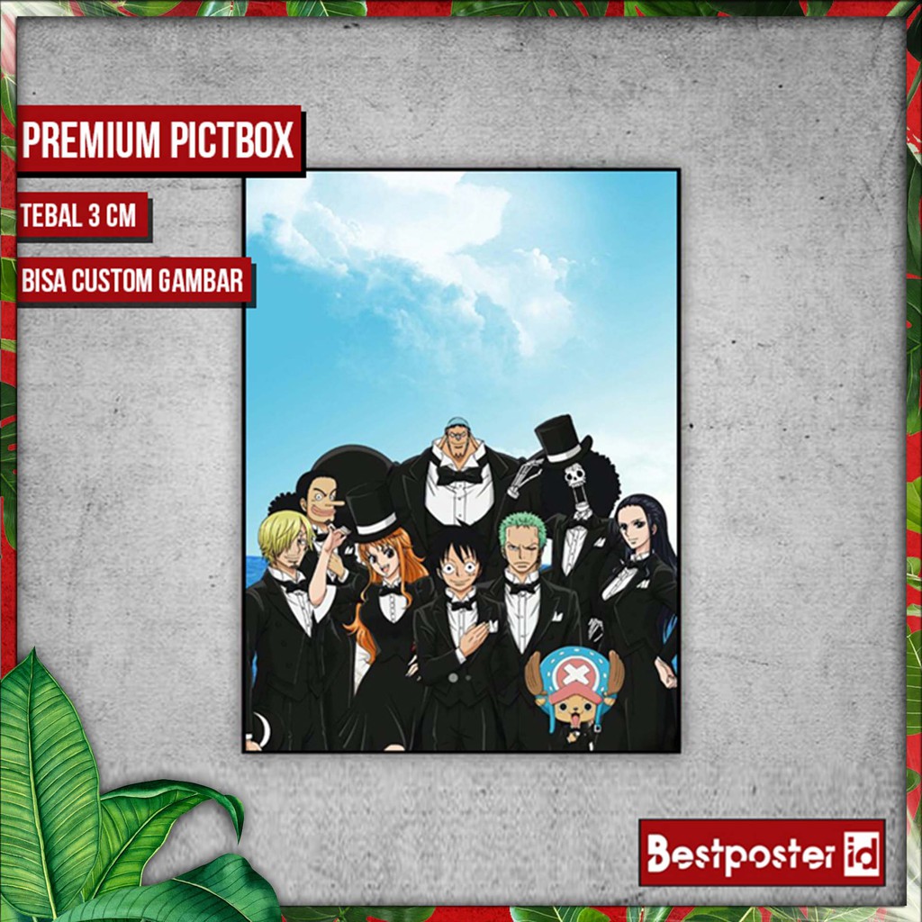 Jual ONE PIECE Poster Frame Kayu Tebal ANIME PICTBOX022 | Shopee Indonesia