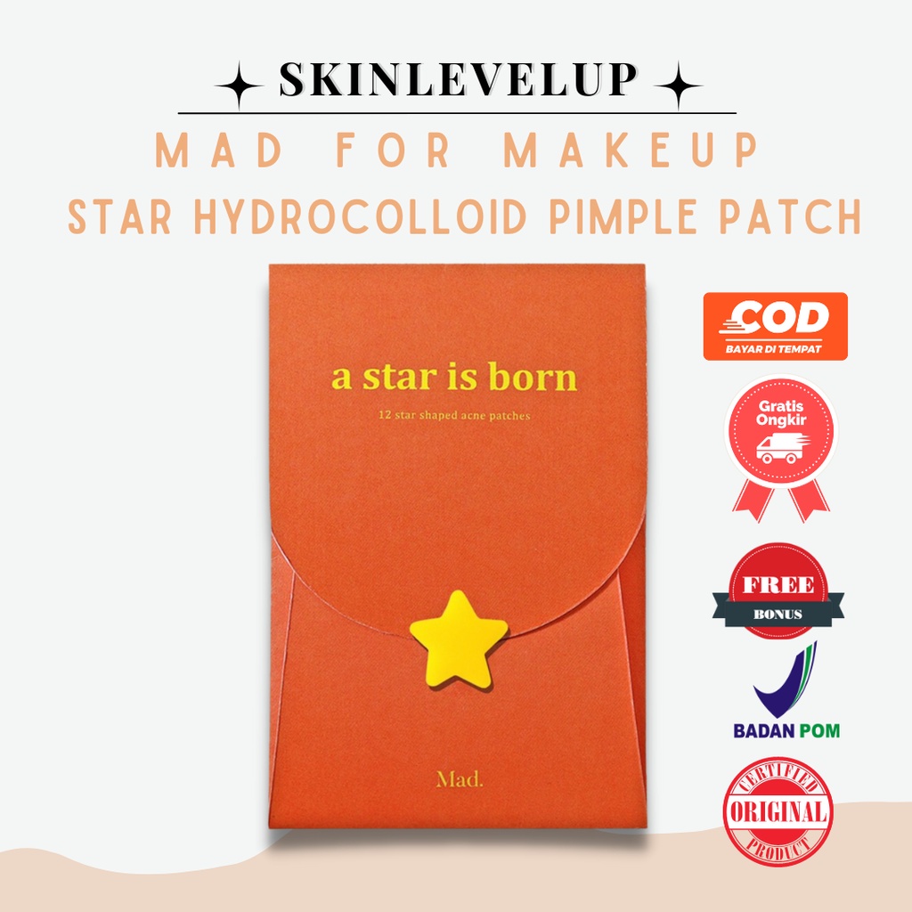 Jual Mad For Makeup Star Hydrocolloid Pimple Patch Mad For Make Up ...