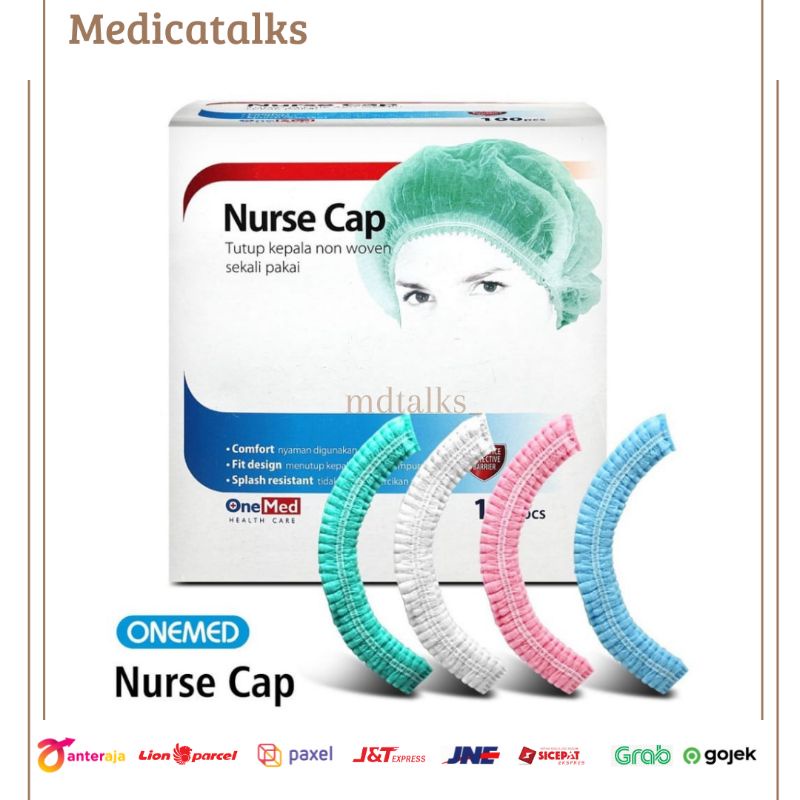 Jual Nurse Cap/Shower Cap/Topi Operasi OneMed Onehealth | Shopee Indonesia