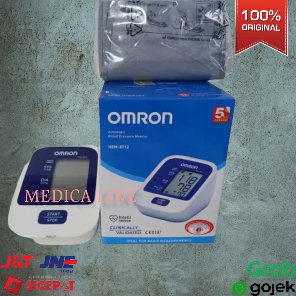Jual OMRON HEM-8712 Digital Tensimeter plus adaptor | Shopee Indonesia