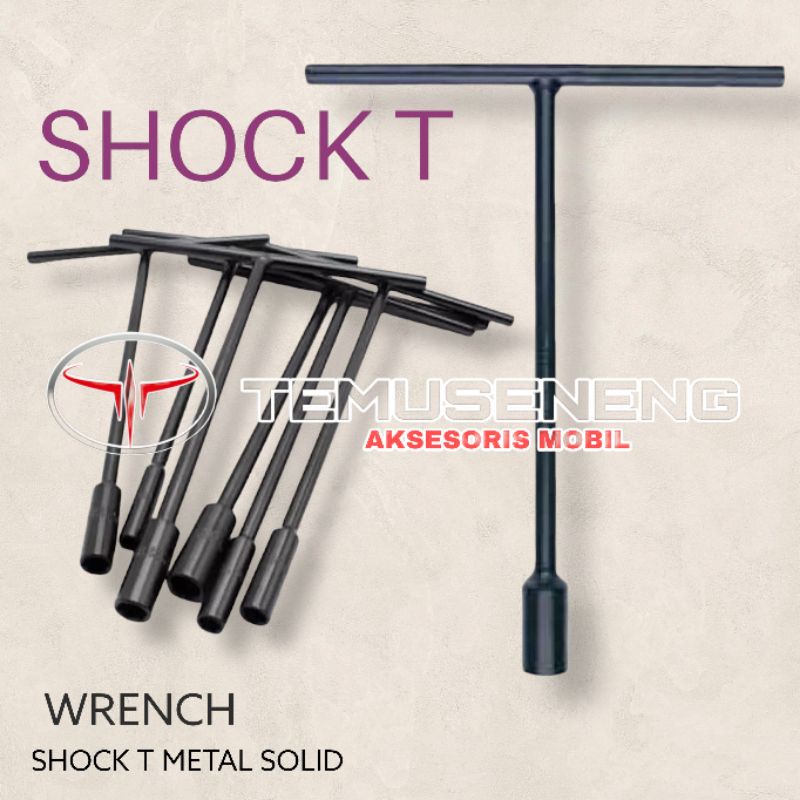 Jual Kunci Sok T Shock T Hitam Besi Ukuran 8 10 12 14 17 Mm Berkualitas ...