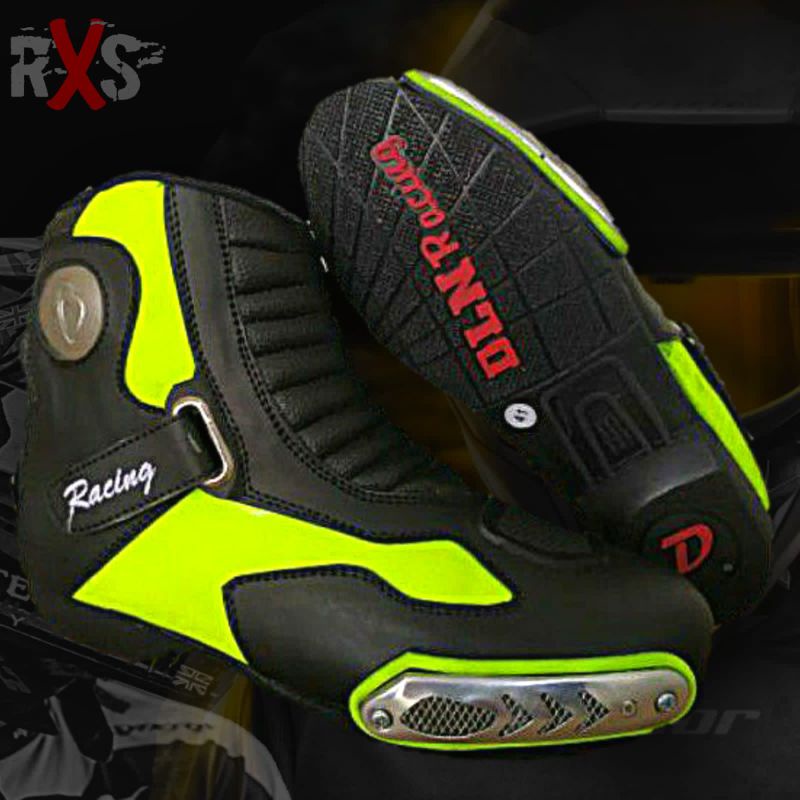 Jual SEPATU TOURING BIKERS drag race merah stabilo hitam RIDER | Shopee ...