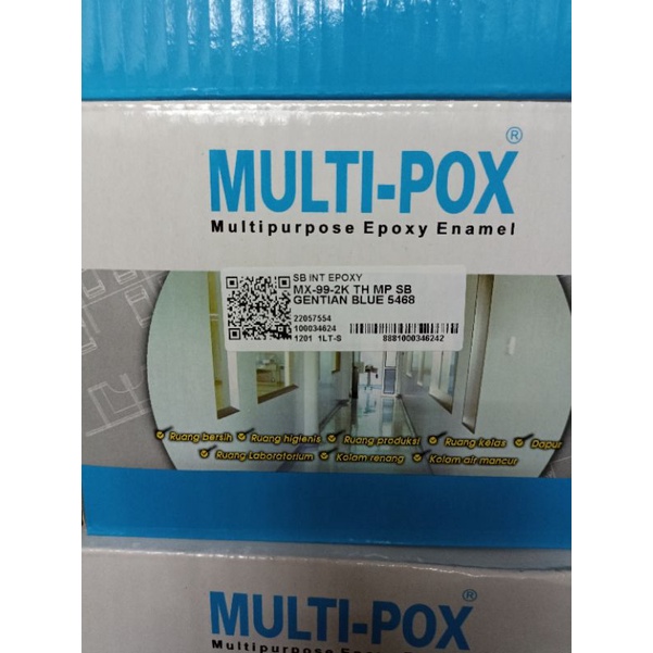 Jual MULTI-POX Cat keramik cat kolam cat ruang kelas cat dapur cat ...