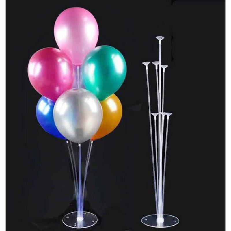 Jual stik balon metalik / balon standing / stand holder balon ...