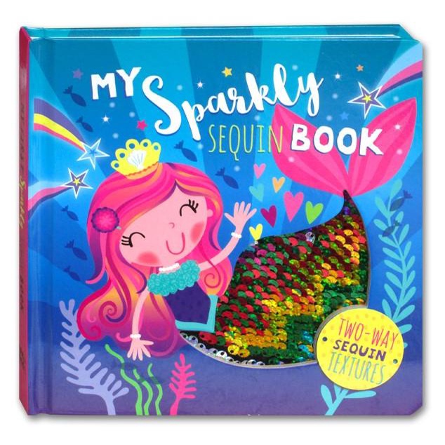 Jual My Sparkly Sequin Board Book With Two-Way Sequin Textures | Shopee ...