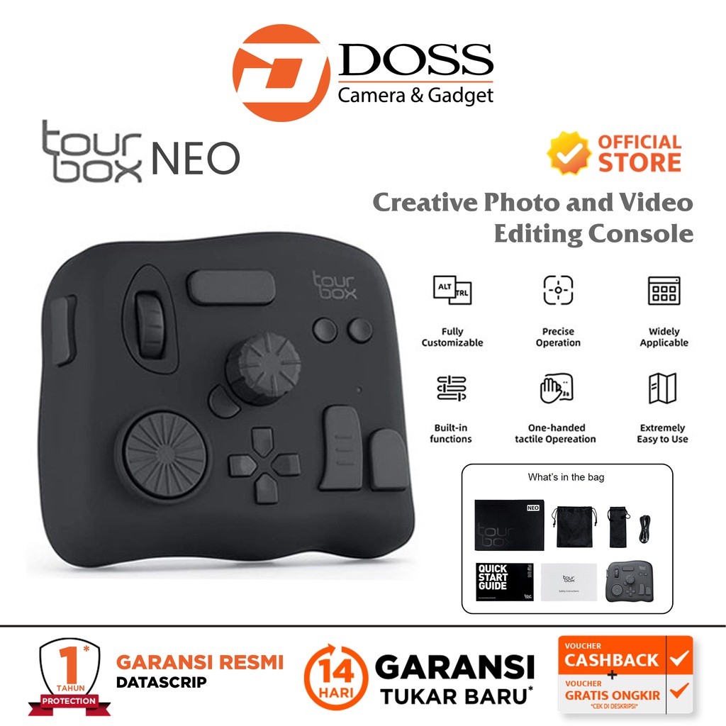 Jual Tourbox NEO Creative Photo and Video Editing Console | Shopee ...