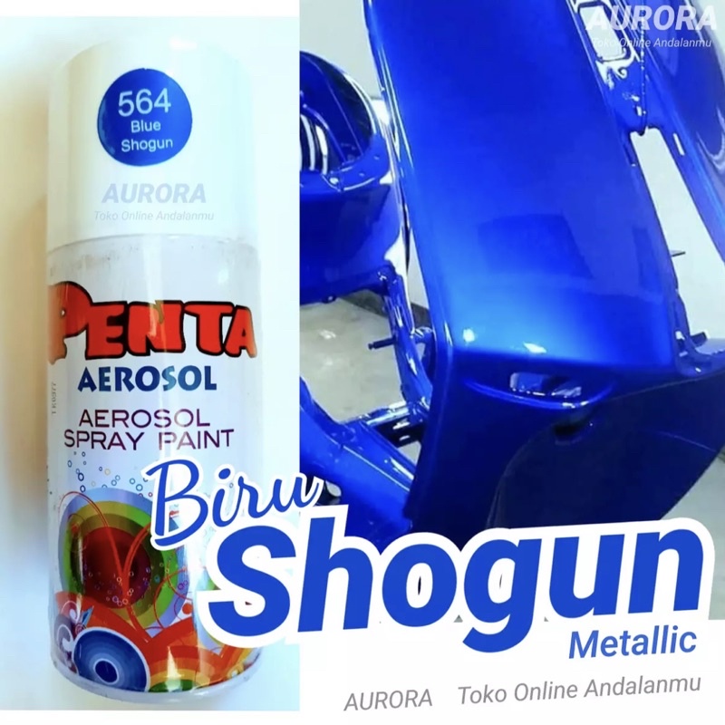 Jual Pilox Penta Aerosol Blue Shogun 564 Biru Metallic Suzuki Sogun ...