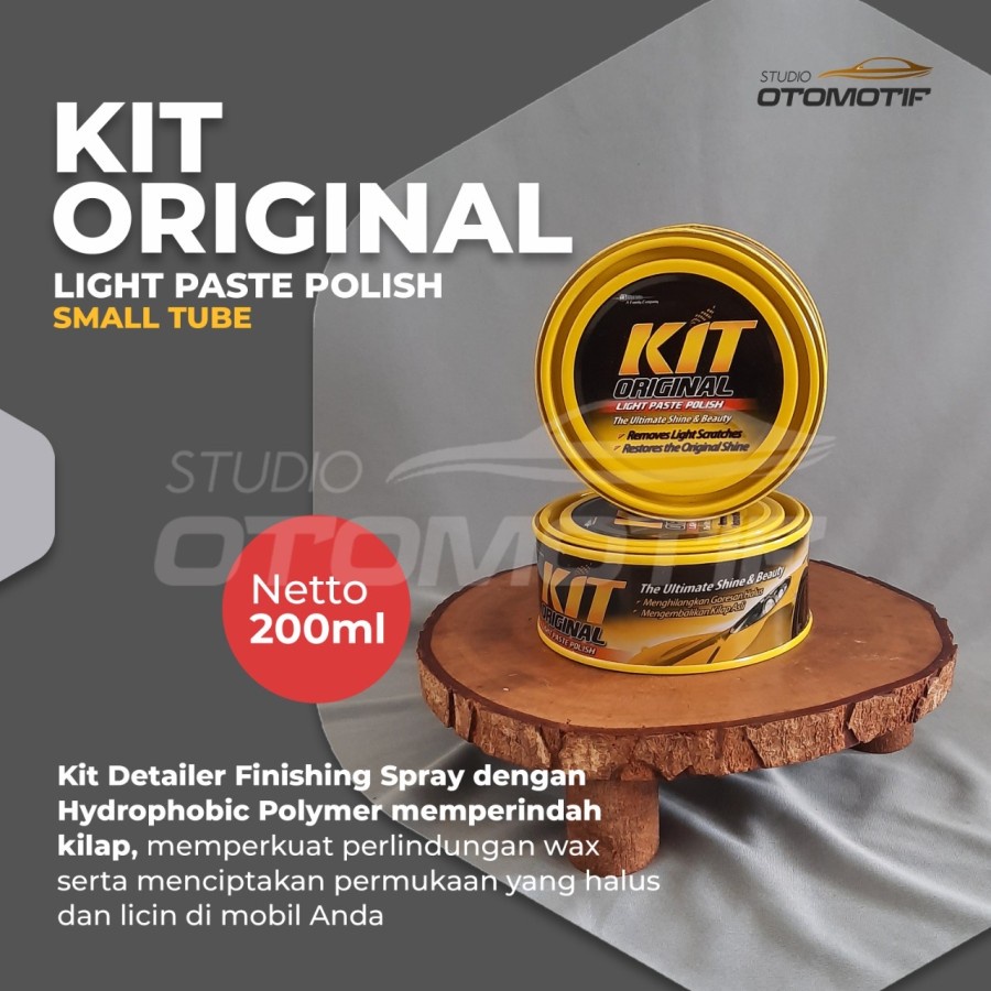 Jual KIT PASTE ORIGINAL CARNAUBA WAX PREMIUM COMPOUND KIT ORIGINAL ...