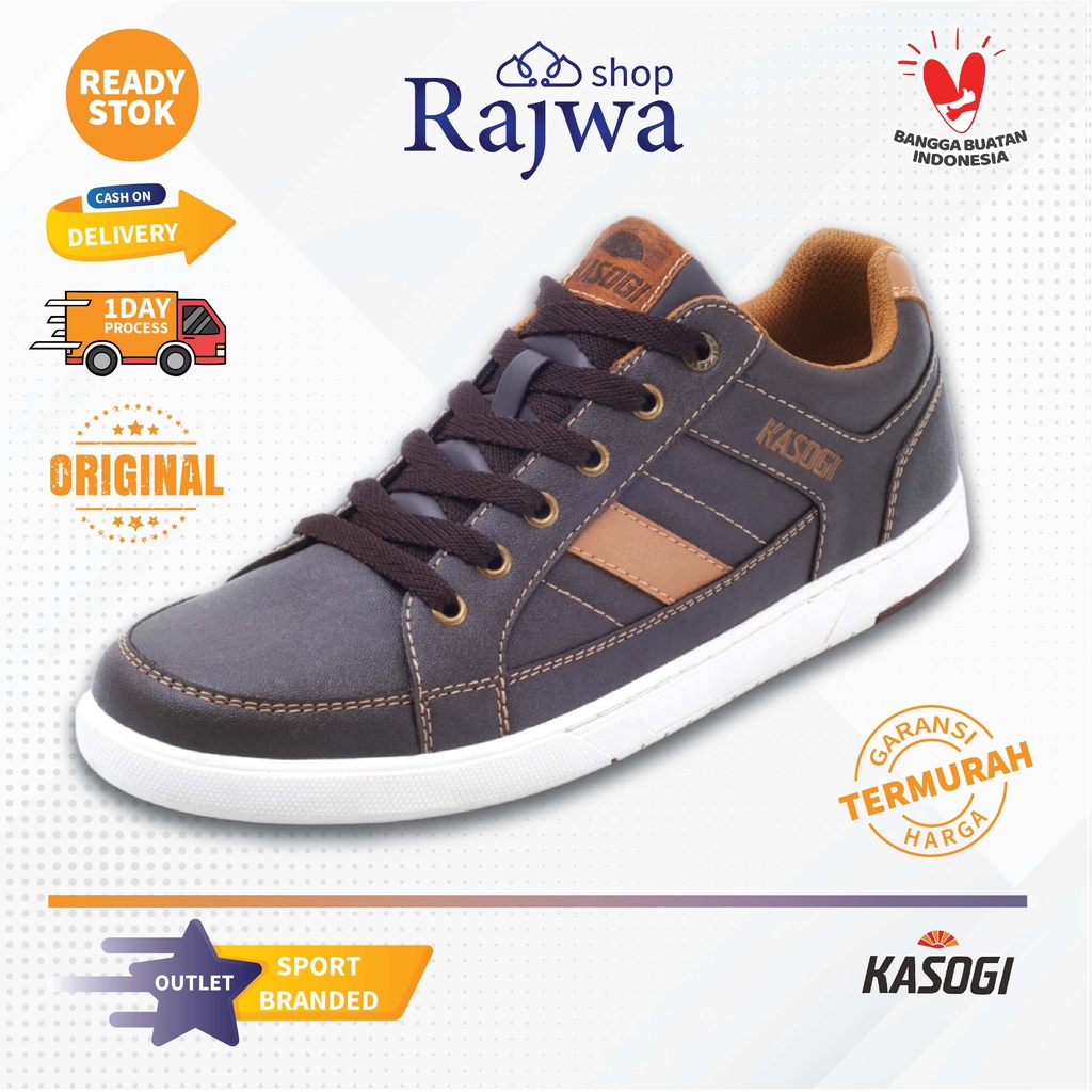 Jual Sepatu Casual Kasogi Julio PRIA KERJA atau SEKOLAH | Shopee Indonesia